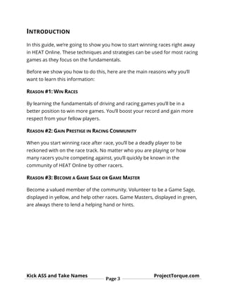 HEAT Online: How You Can Win Races in Heat Online Game | PDF