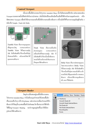 Start with maya | PDF