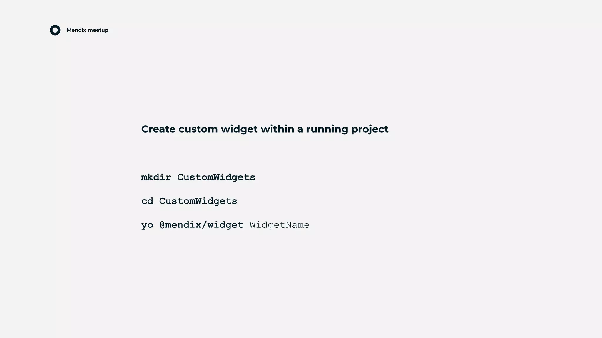 Start with Mendix Native Mobile and Pluggable Widgets | PPT