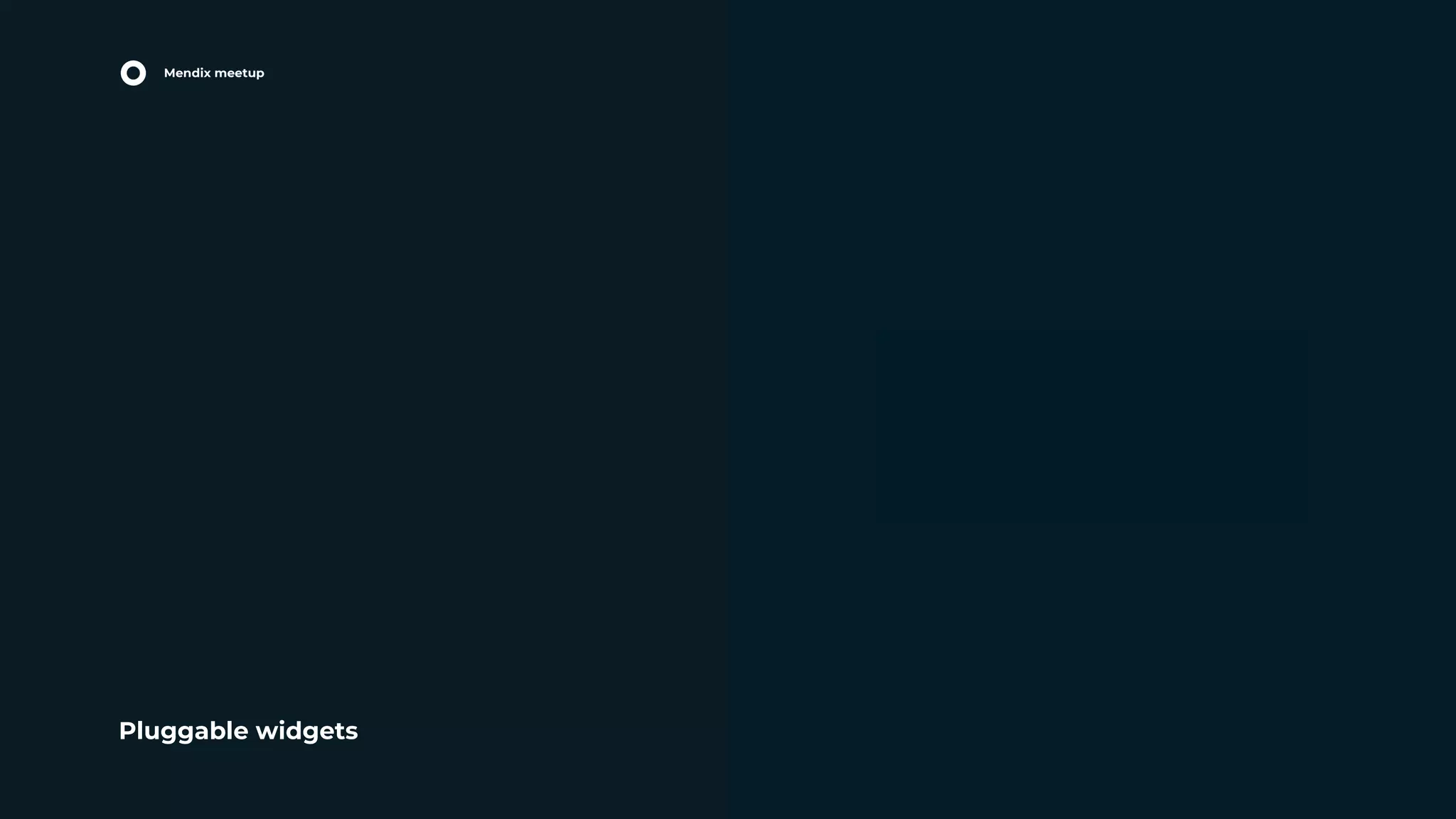 Start with Mendix Native Mobile and Pluggable Widgets | PPT