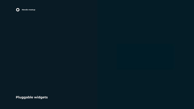 Start with Mendix Native Mobile and Pluggable Widgets | PPT