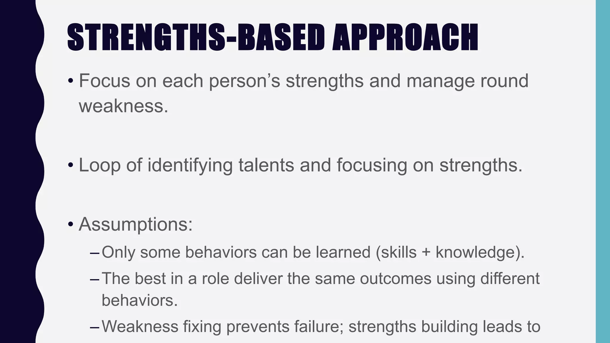 Start with Talent, Finish with Strength | PPTX