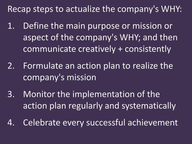 Start with why ppt | PPTX | Human Resources | Business