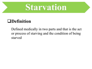 Starvation | PDF