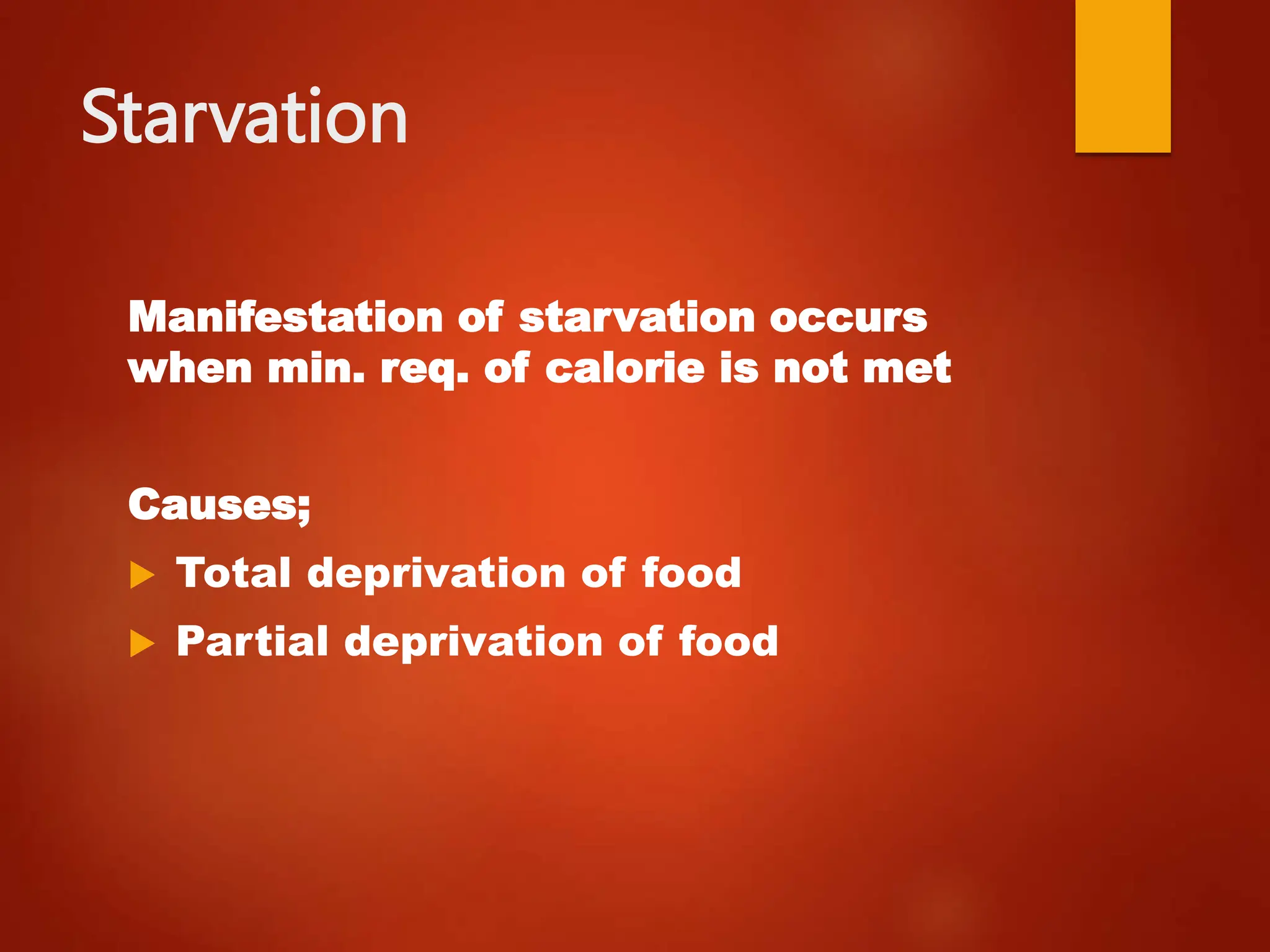 starvation.pptx community medicine environment | PPT