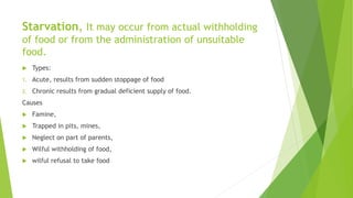 Starvation and its mli | PPTX