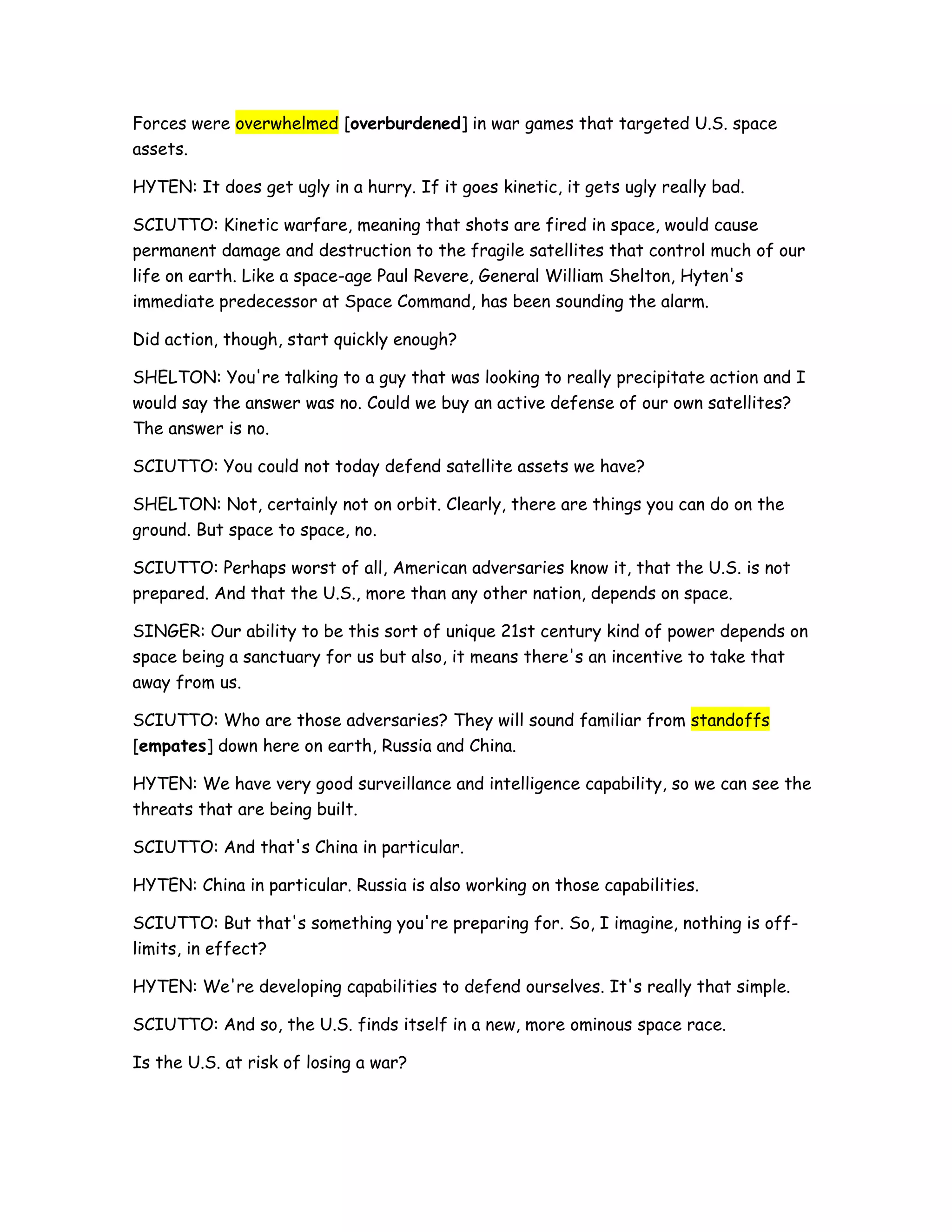 Star Wars Transcript | DOC