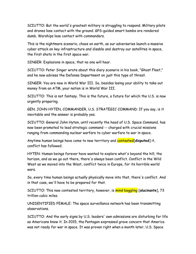 Star Wars Transcript | DOC