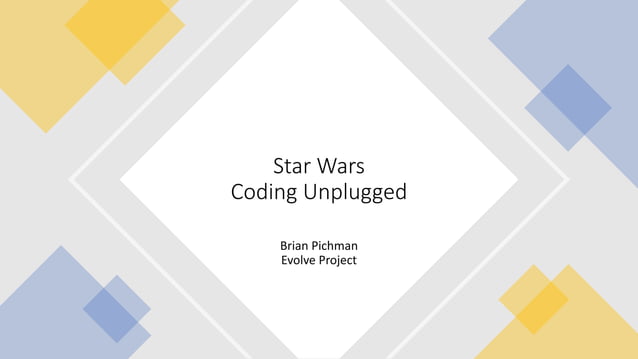 Star Wars - Coding Unplugged | PPT