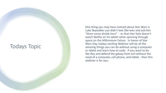 Star Wars - Coding Unplugged | PPT | Free Download