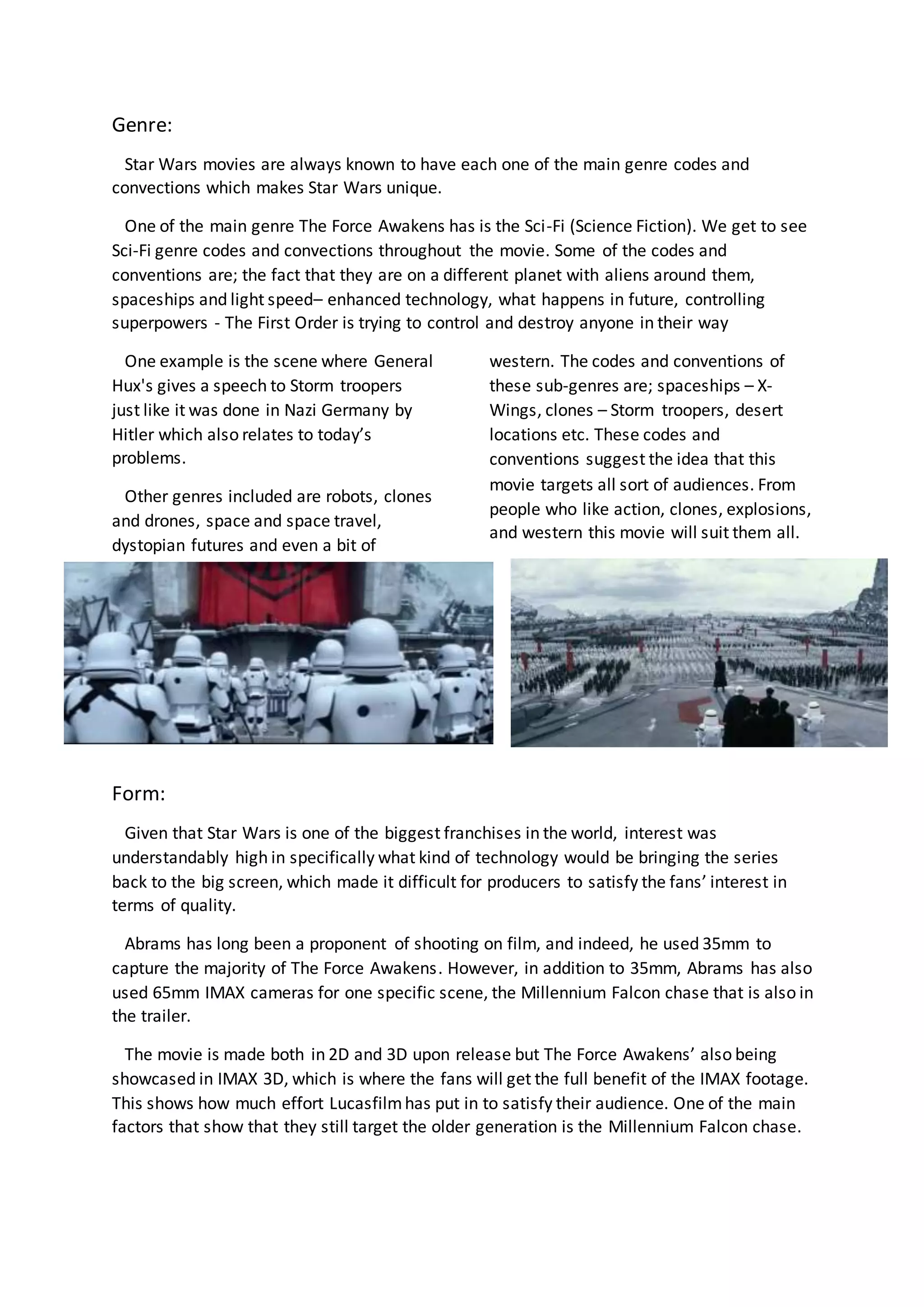 Star wars force awakens | DOCX