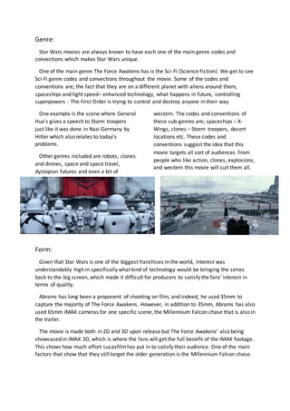 Star wars force awakens | DOCX