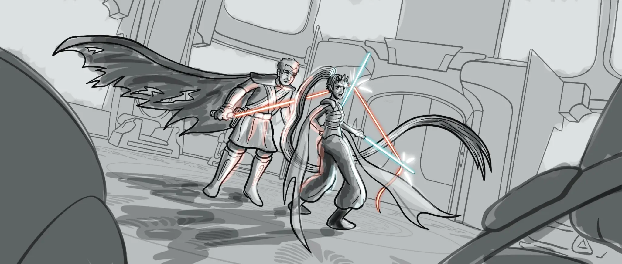 Star Wars Inspired Lightsaber Battle Assignment | PDF