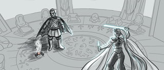 Star Wars Inspired Lightsaber Battle Assignment | PPT