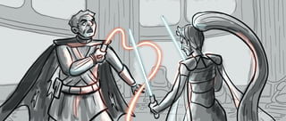 Star Wars Inspired Lightsaber Battle Assignment | PPT