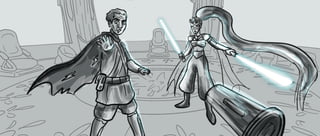 Star Wars Inspired Lightsaber Battle Assignment | PPT