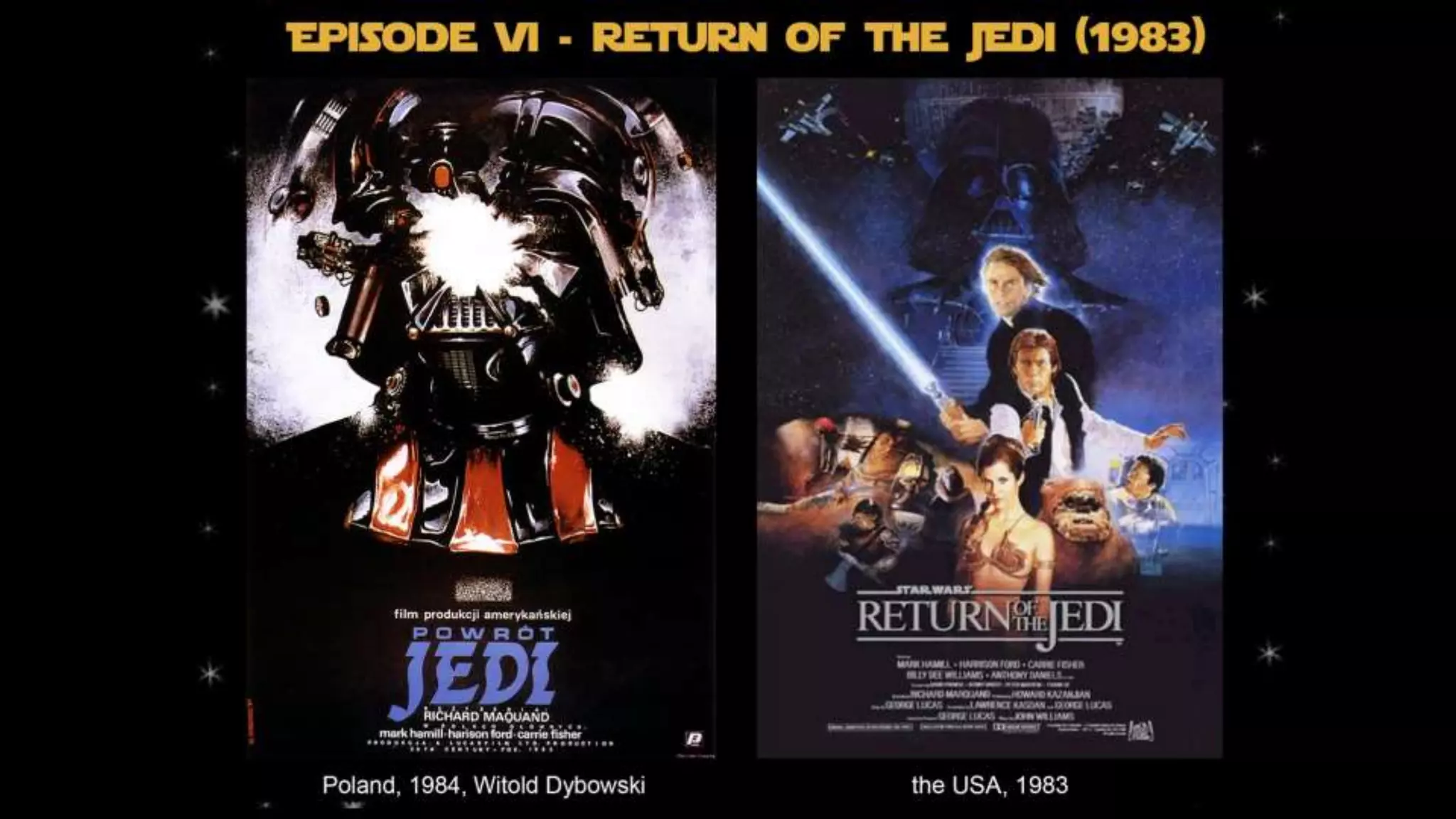 Star Wars Infographic: Through the Evolution of Posters | PPTX