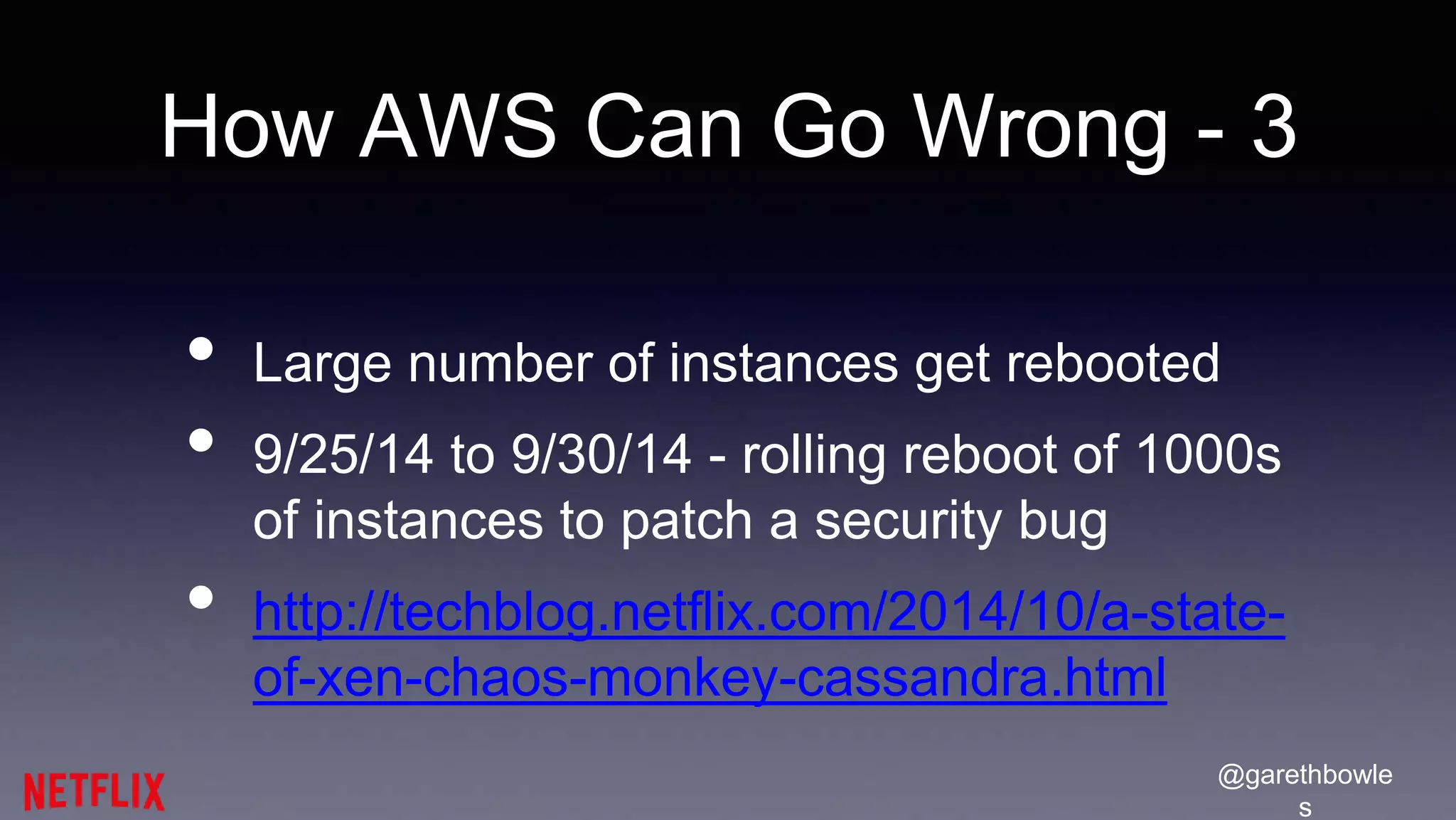 Release the Monkeys ! Testing in the Wild at Netflix | PPTX