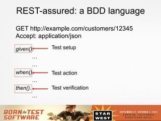 2015-StarWest presentation on REST-assured | PDF