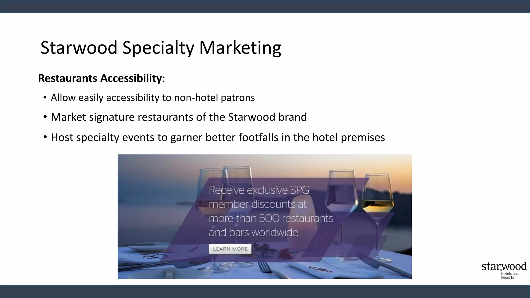 Starwood Corporate Expansion Strategy | PDF