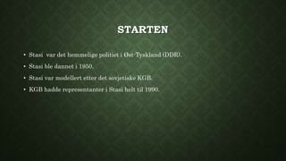 Stasi | PPTX