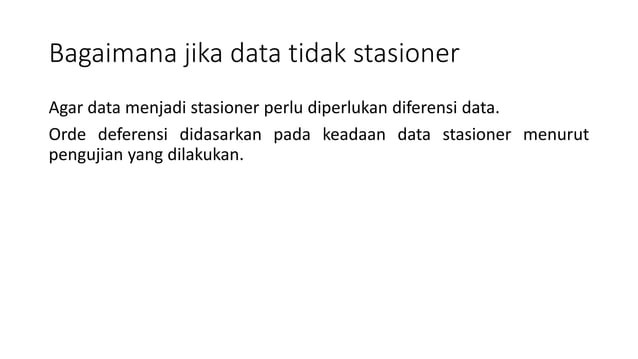 Uji stasioner data time series ecm .pptx