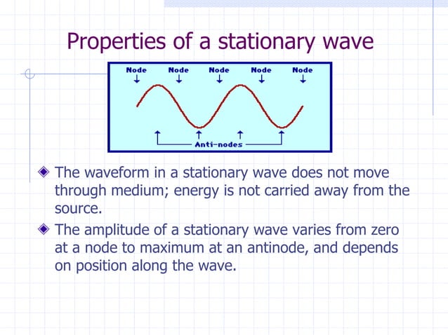 Stationary Waves and Progressive Waves | PPTX | Physics | Science