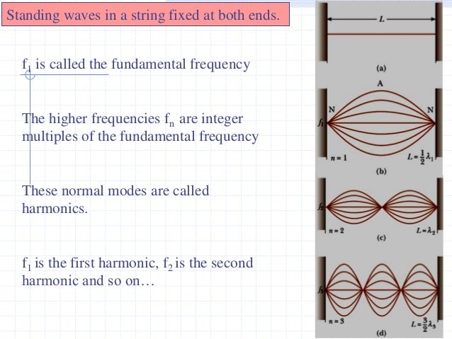 Stationary Waves and Progressive Waves