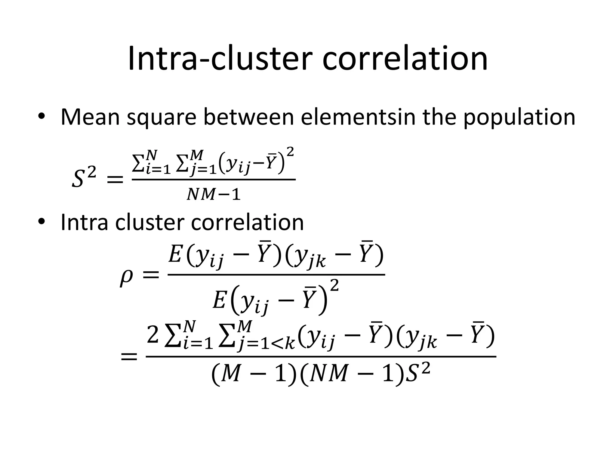 Stat 3203 -cluster and multi-stage sampling | PPTX