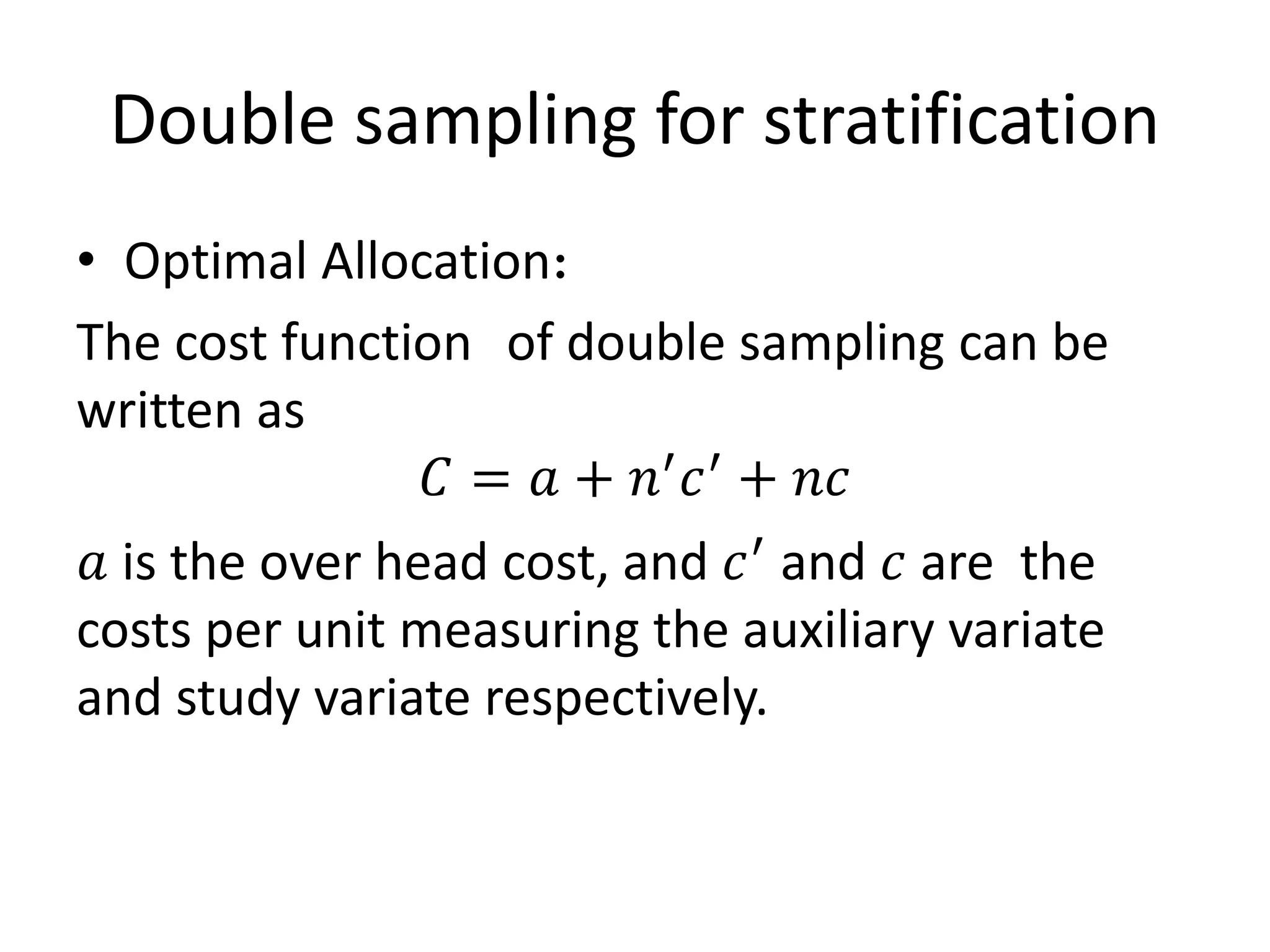 Stat 3203 -multphase sampling | PPTX