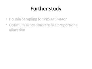 Stat 3203 -multphase sampling | PPTX | Physics | Science