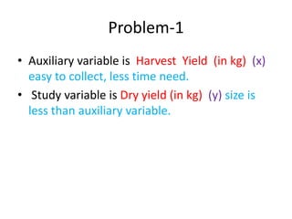 Stat 3203 -multphase sampling | PPTX