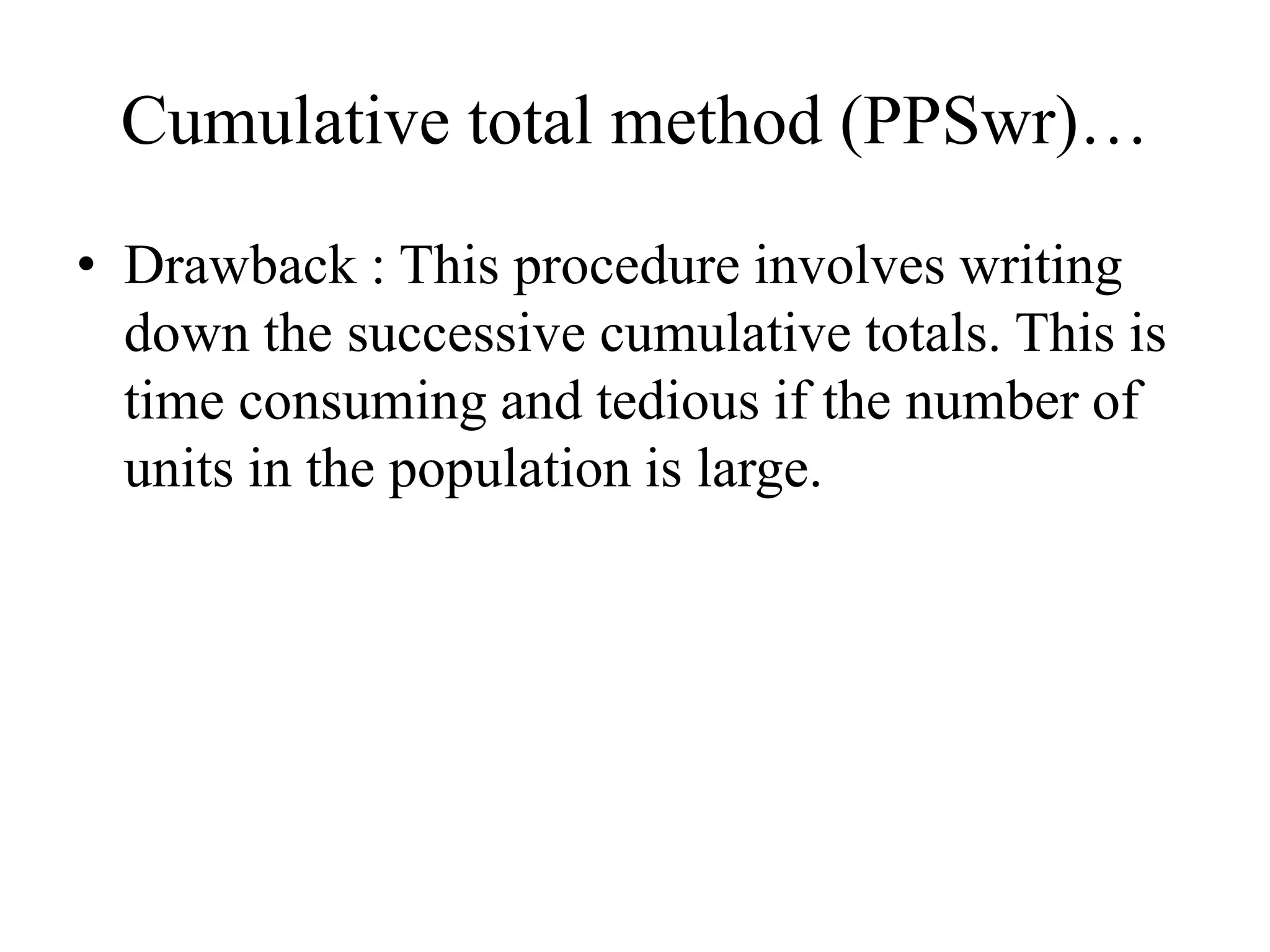 Stat 3203 -pps sampling | PPTX