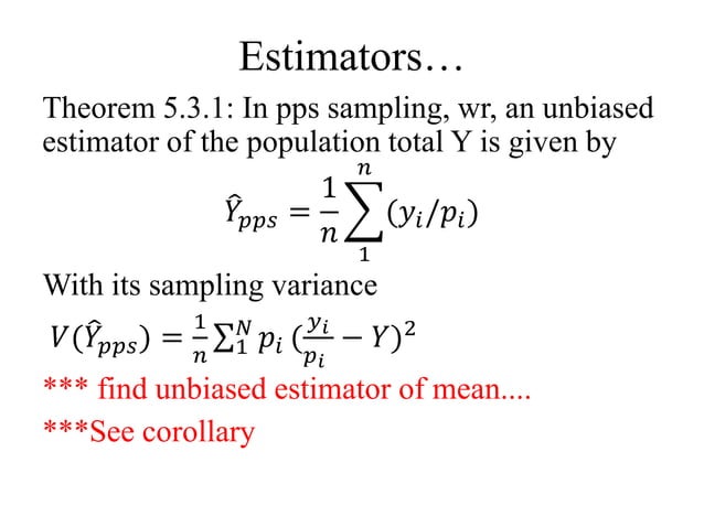 Stat 3203 -pps sampling | PPTX | Physics | Science