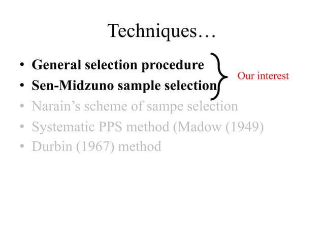 Stat 3203 -pps sampling | PPTX | Physics | Science