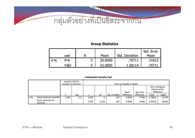 Stat101 Module 1 สถิติเบื้องต้น | PDF