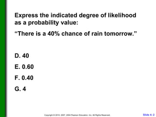Stat11t alq chapter04 | PPT