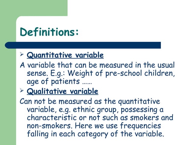 Stat 1 Variables And Sampling Ppt