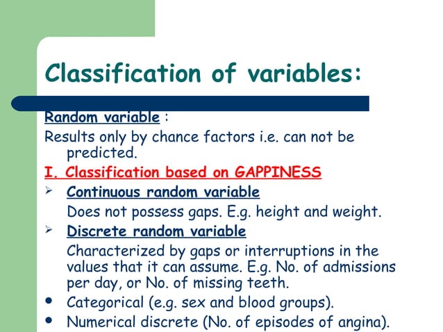 Stat 1 Variables And Sampling Ppt