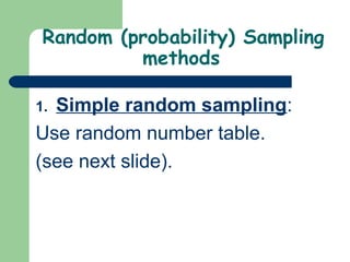 Stat 1 variables & sampling | PPT