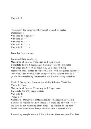 STAT200 Assignment #2 - Descriptive Statistics Analysis and.docx