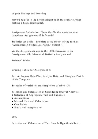 STAT200 Assignment #3 - Inferential Statistics Analysis an.docx