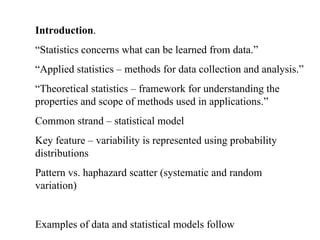Statistics and data analytics explained in detail | PPT