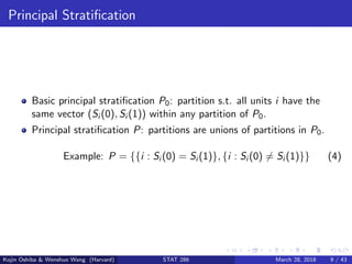 Basic Concepts in Principal Stratification | PDF