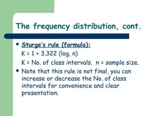 Stat 2 data presentation2 | PPT