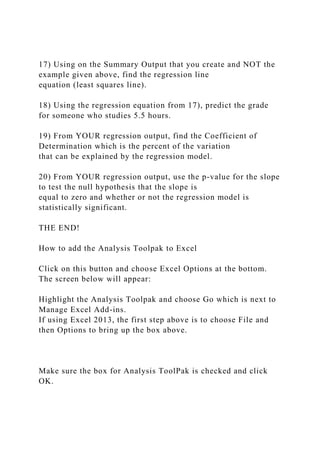 STAT 3309SOS 3312 Excel AssignmentUsing the Excel file ST.docx