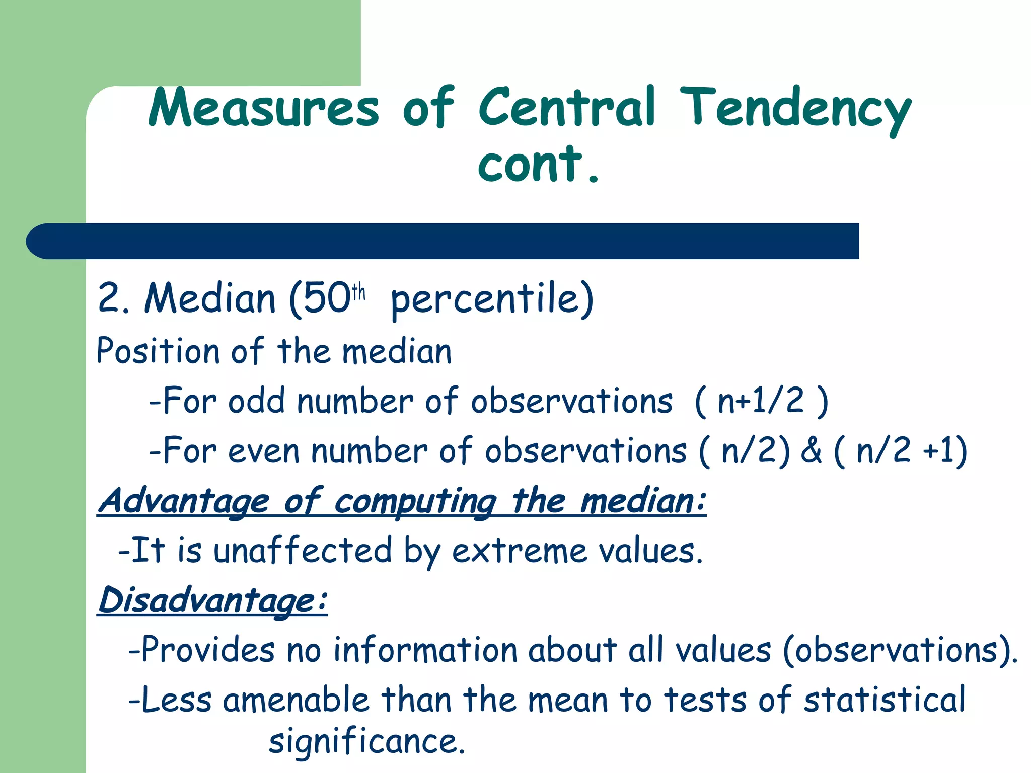 Stat3 central tendency & dispersion | PPT