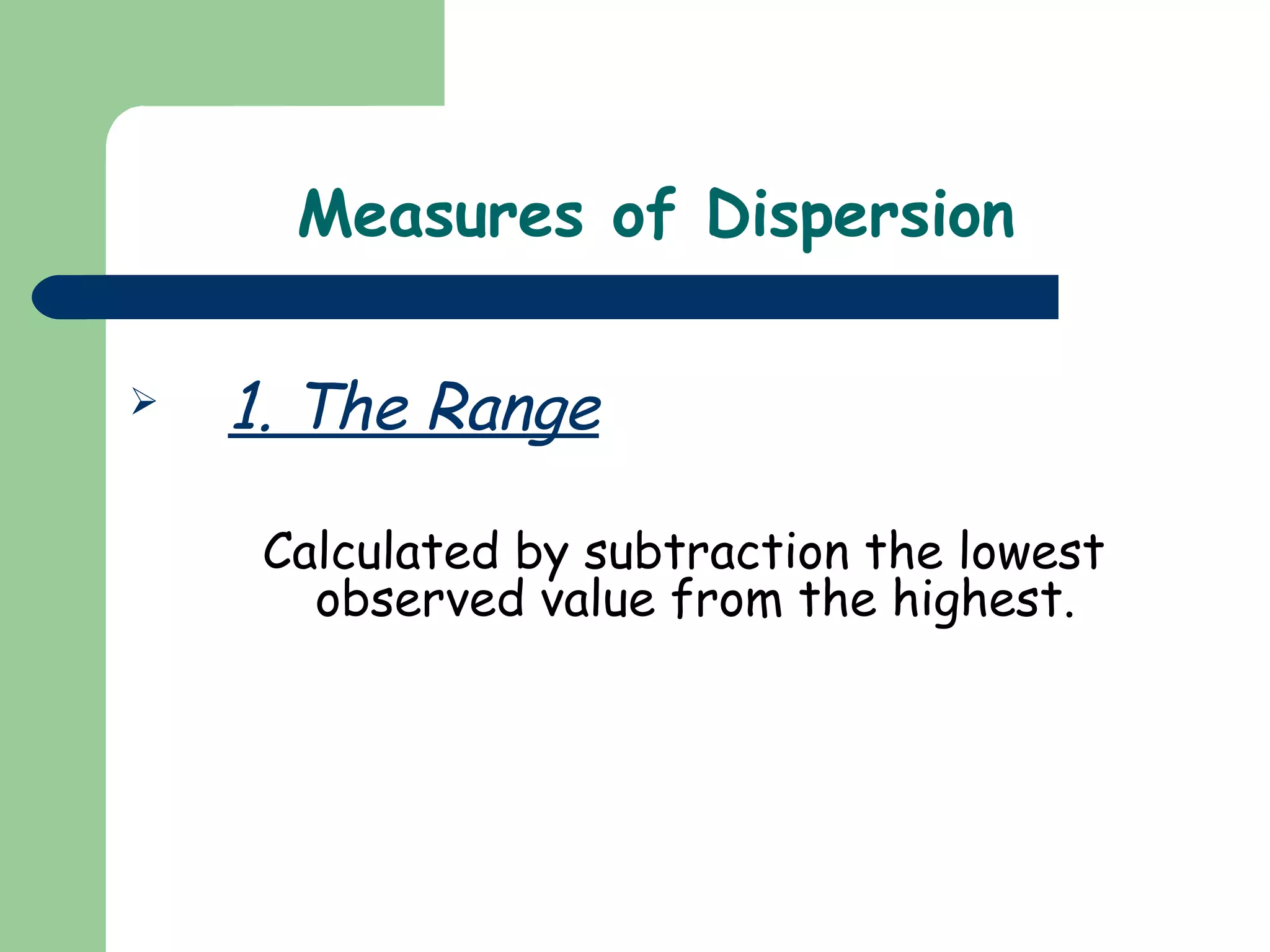 Stat3 central tendency & dispersion | PPT