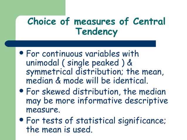 Stat3 central tendency & dispersion | PPT