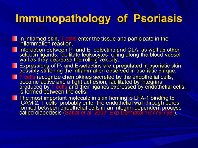 Stat3protein & immunocompetent cells in psoriasis pathogenesis | PPT